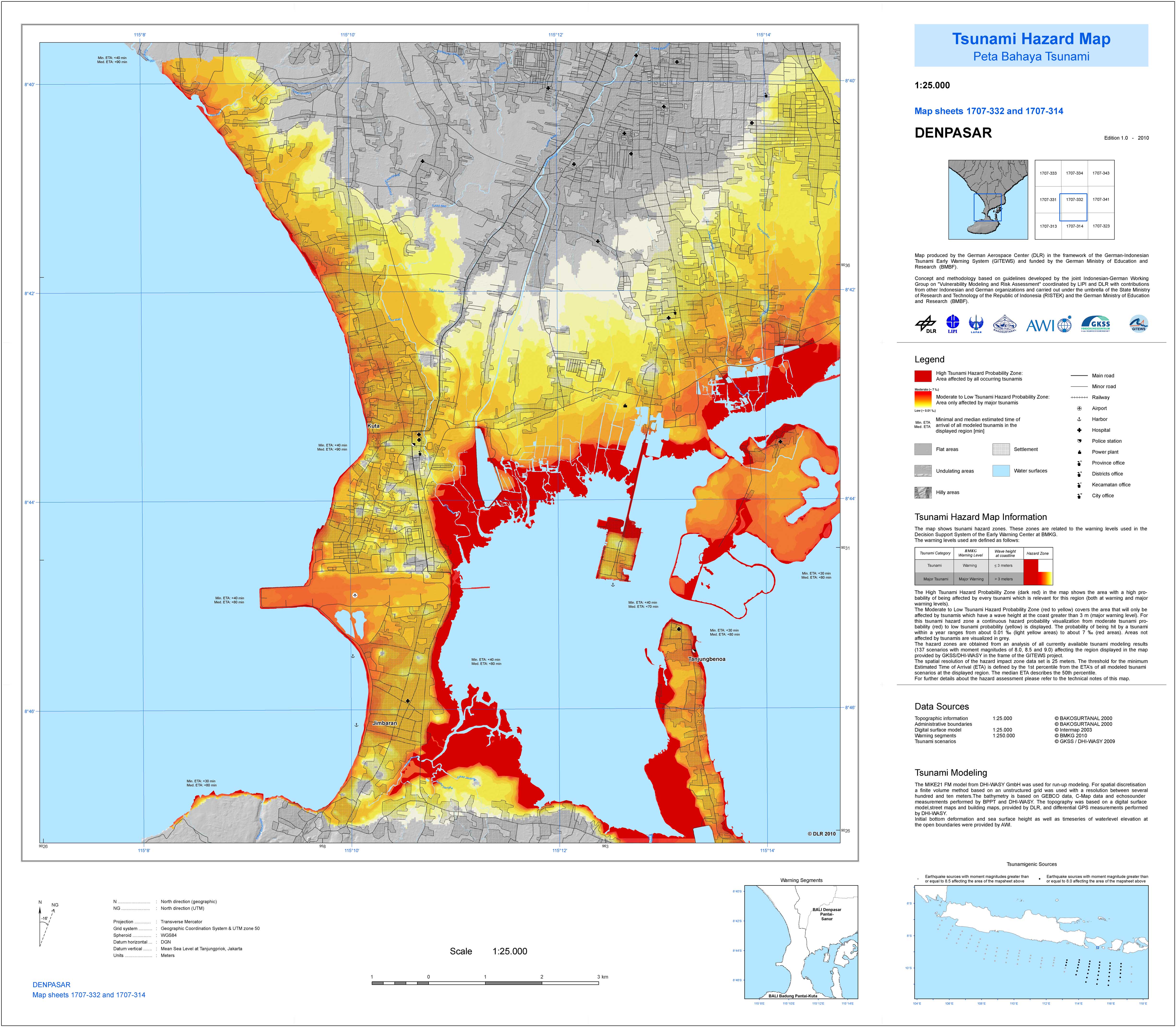 Tsunami Kit - Tsunami Hazard Map Bali